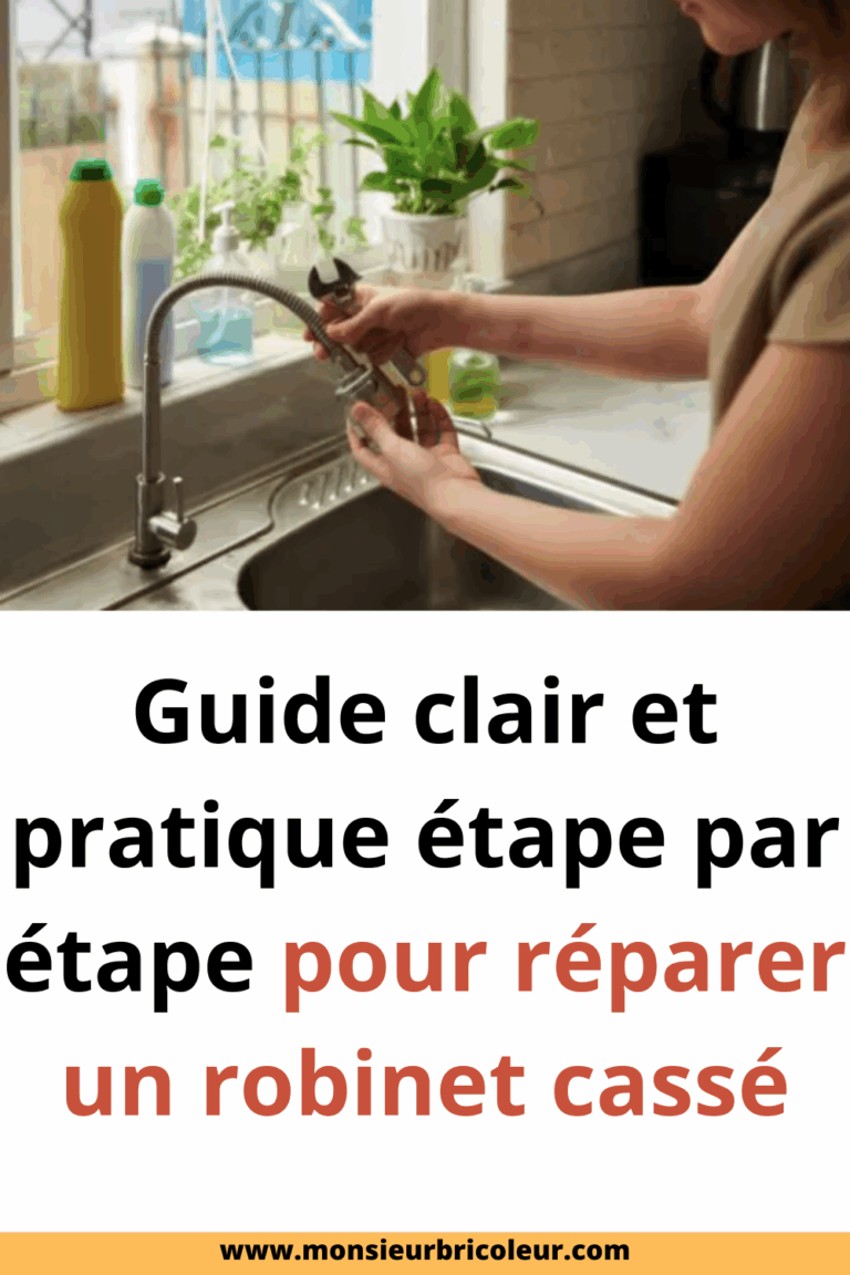 Guide clair et pratique étape par étape pour réparer un robinet cassé ...